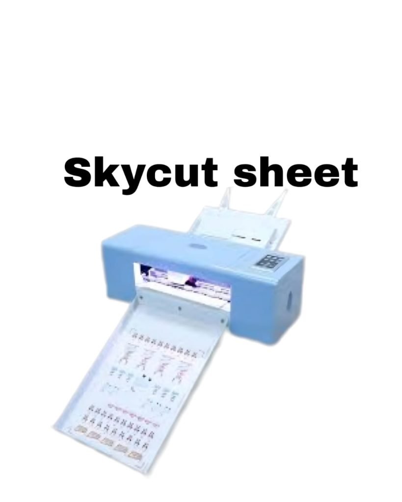 جهاز القص الأتوماتيكي للورق والإستكرز - sky cut sheet | Print Head